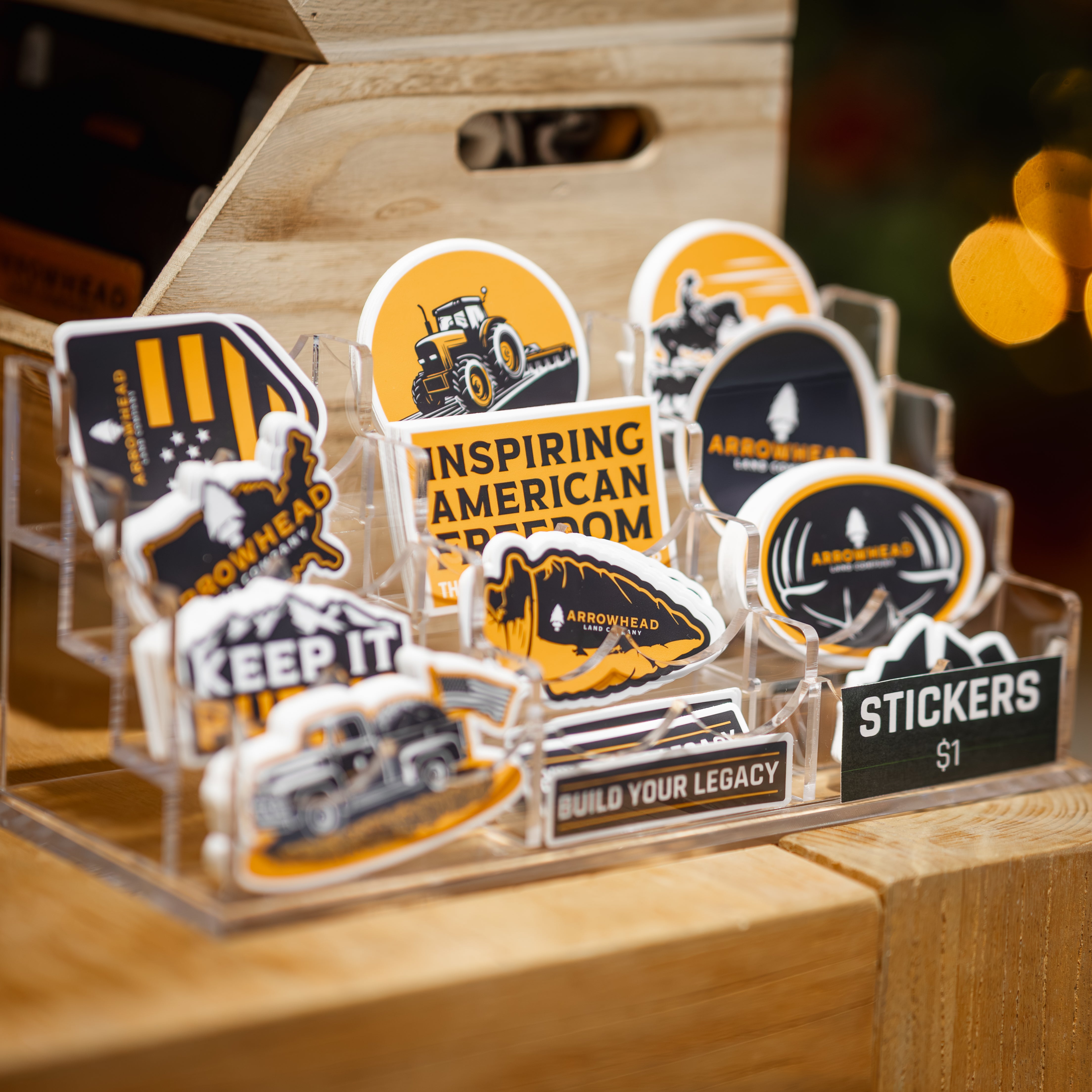 Tied to the Land Stickers – Arrowhead Land Company Apparel